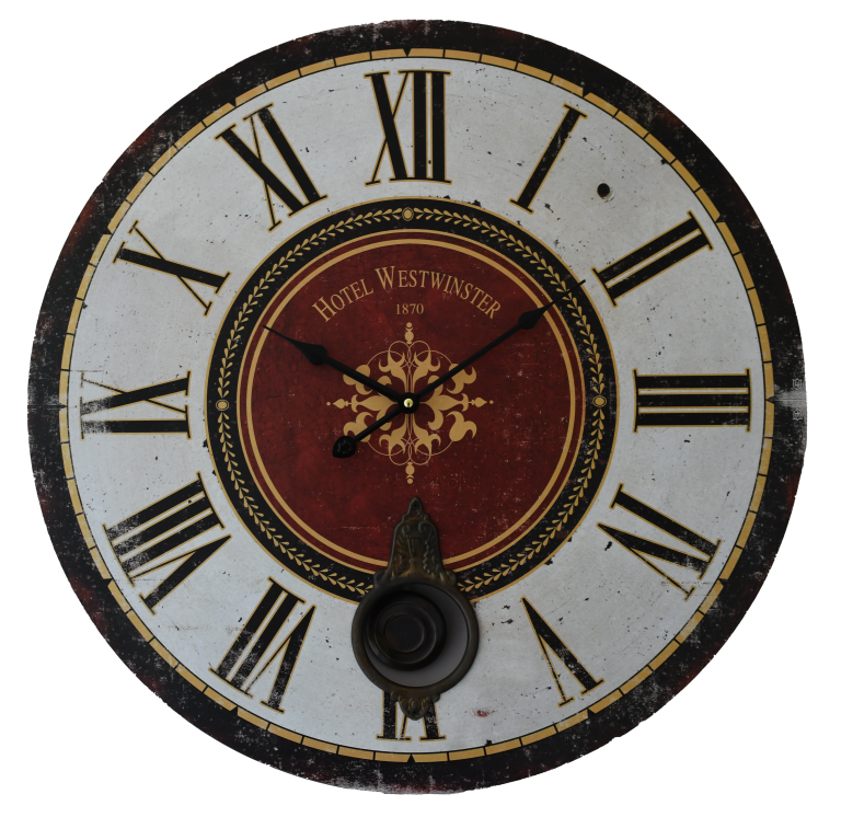 Hotel Westminster Red - The Clock Shop