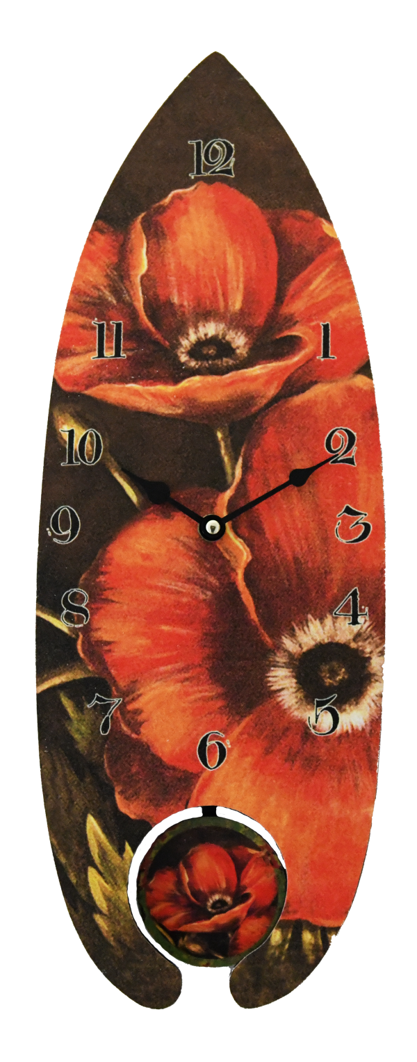 Red Poppy - The Clock Shop