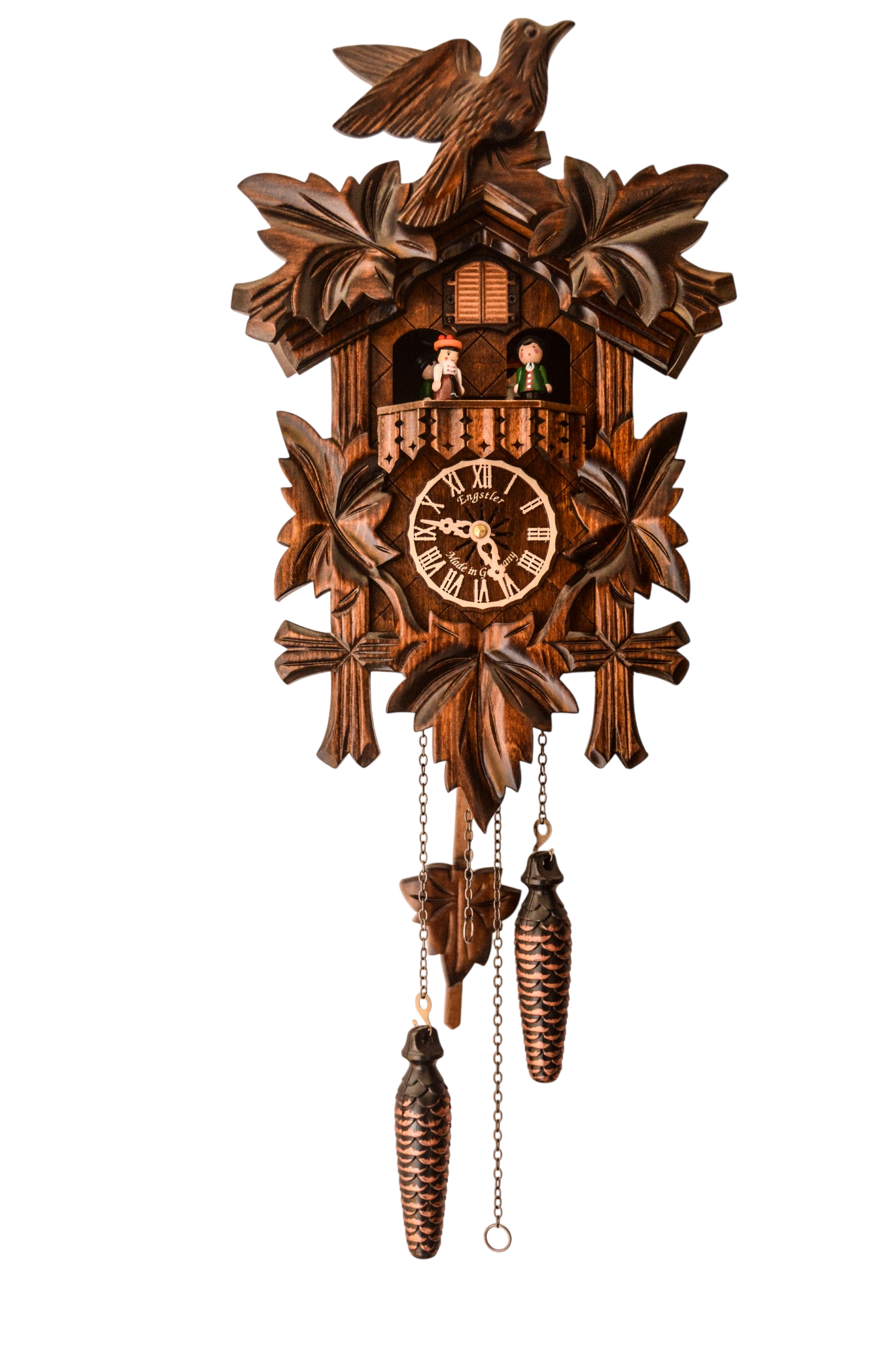 532 QMT MICHAEL Dancing People Leaf - The Clock Shop