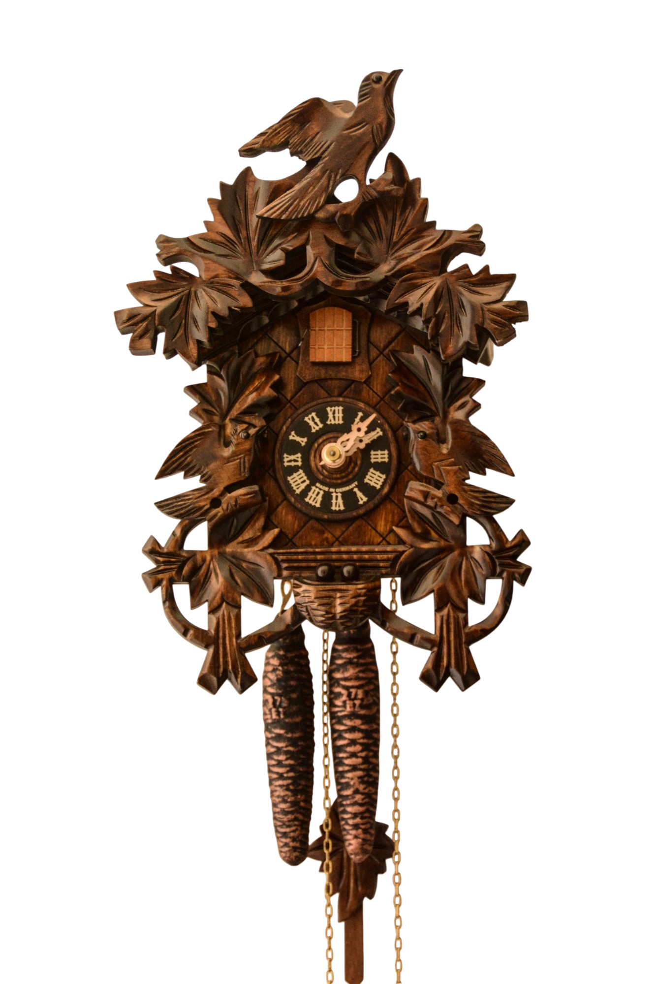 625 URIEL 1 DAY Birds Leaf Nest - The Clock Shop