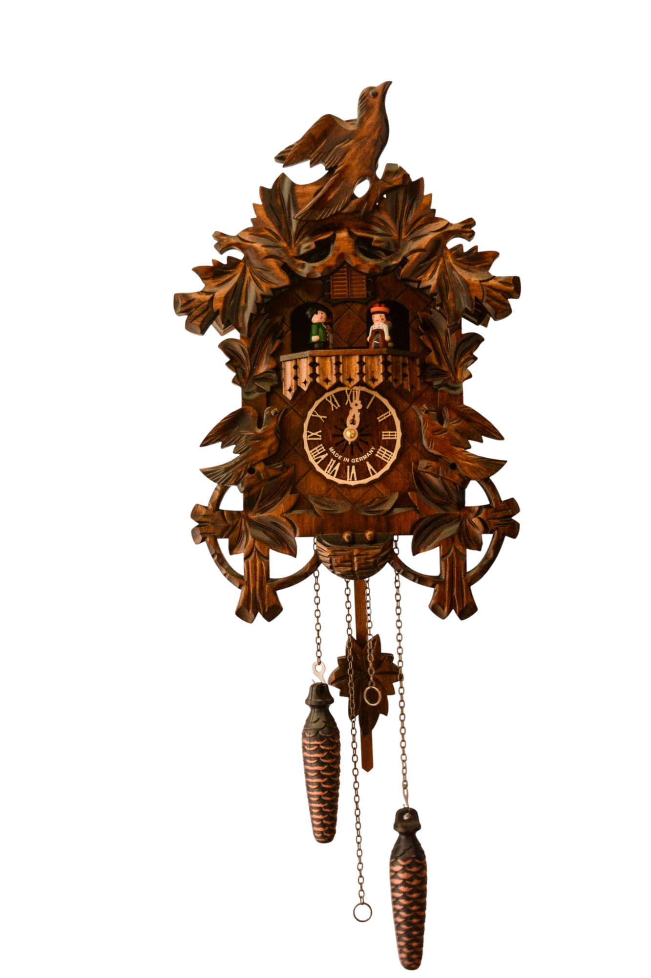 635 QMT RAPHAEL Birds Dancing People - The Clock Shop